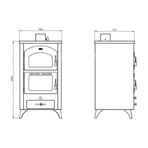 Prity FG R – Prity – Kamini in peči